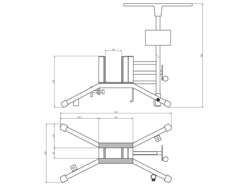 Polishing Stands : Floor Vice FV-80