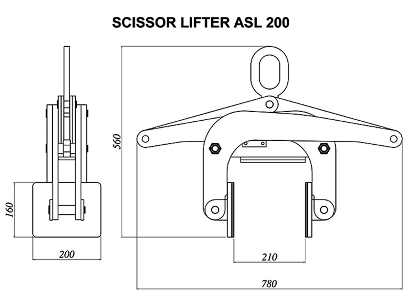 Scissor Lifter ASL-200